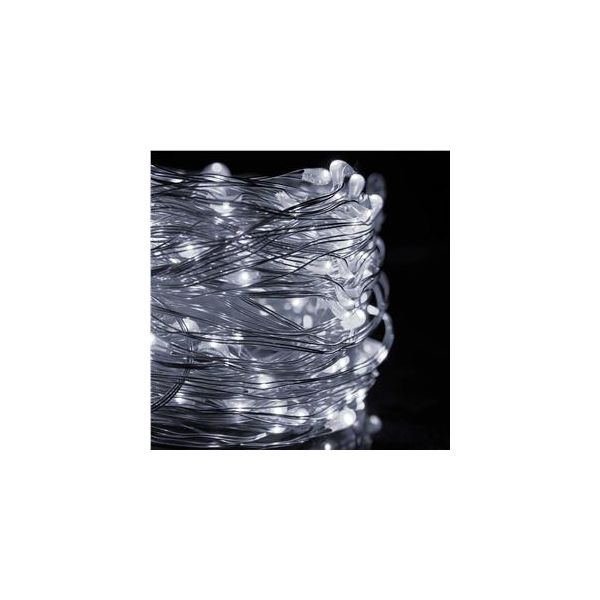 Micro LED novoletne lučke z daljincem / 300 LED / 30m / 220V / HLADNO ...